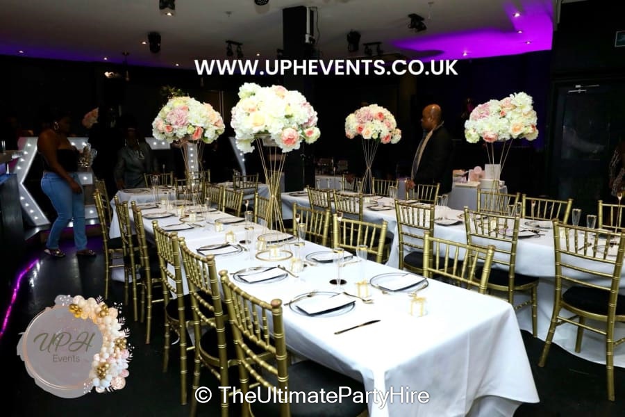 Guest Table Decor - Bouncy Castle Hire Party Foods in Greater London ...